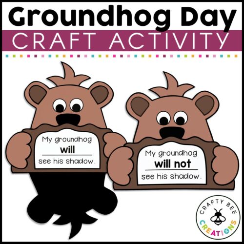 Groundhog Day Craft | Groundhog Day Prediction Activity | Writing ...
