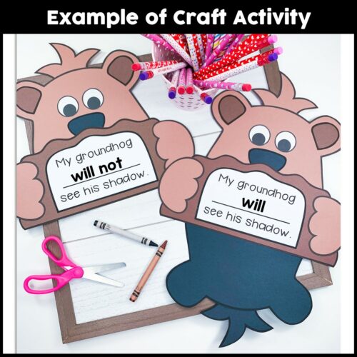 Groundhog Day Craft | Groundhog Day Prediction Activity | Writing ...