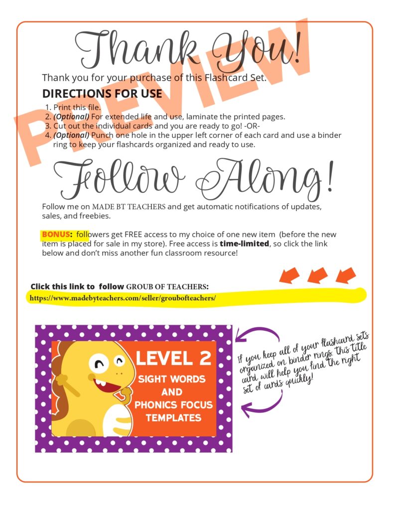 NEW VIPKid INTERACTIVE Level 2 Sight Words and Phonics Focus Templates ...