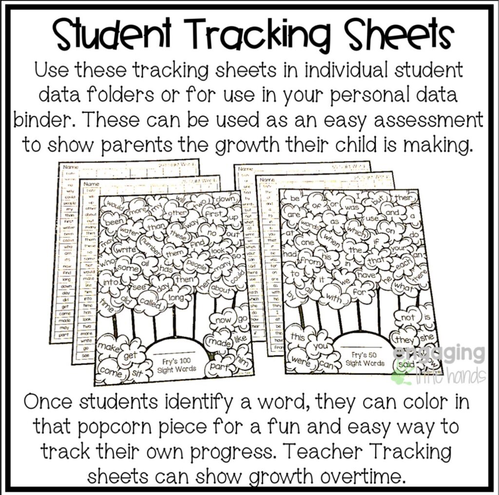 Track and Assess Fry Sight Words | Made By Teachers