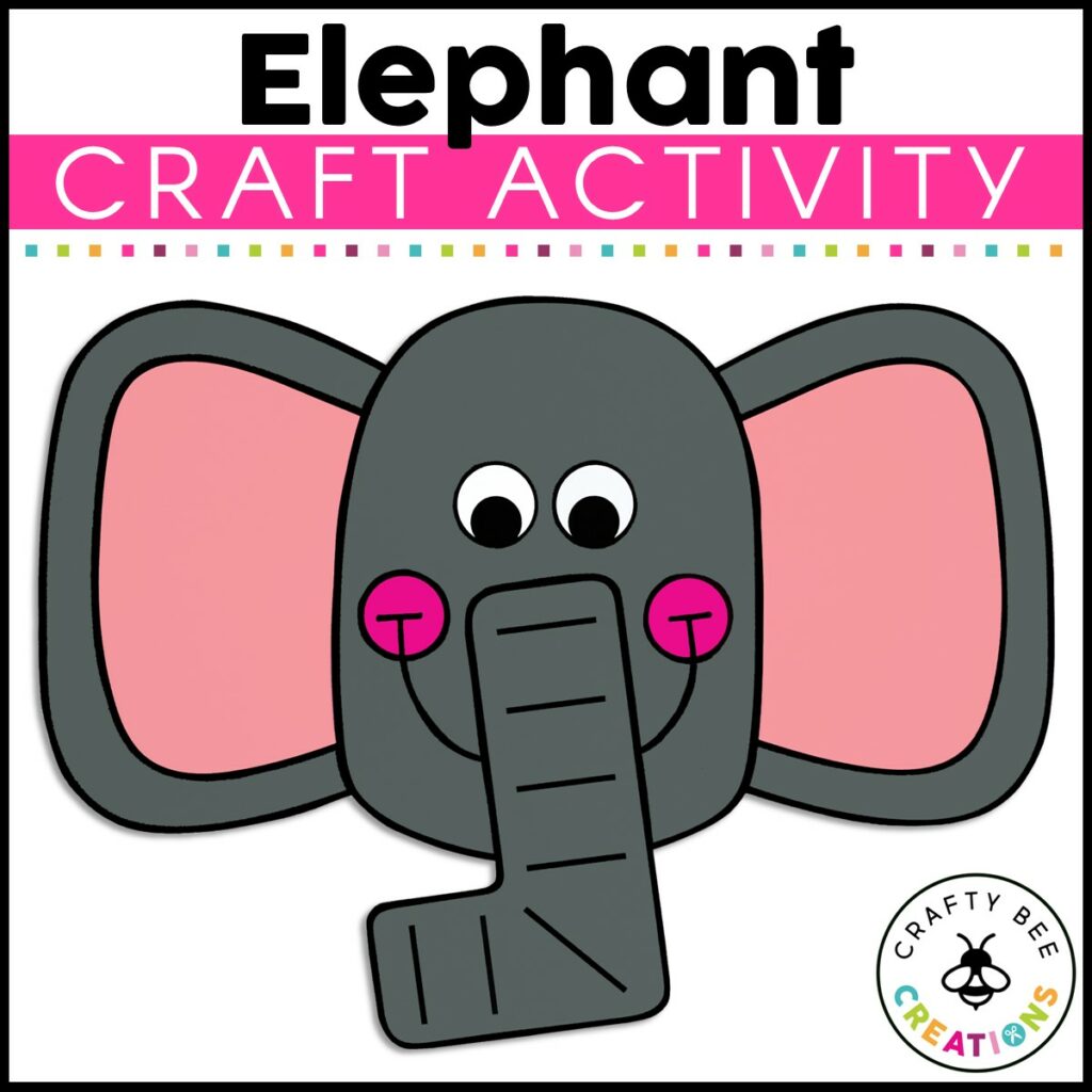 Elephant Craft Zoo Animal Craft Zoo Animal Activities Jungle