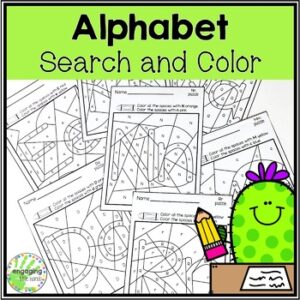 Alphabet Search and Color | Made By Teachers