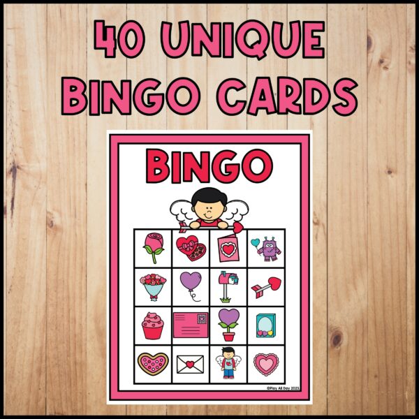 Valentine’s Day Bingo Games with Digital Calling Cards | Made By Teachers