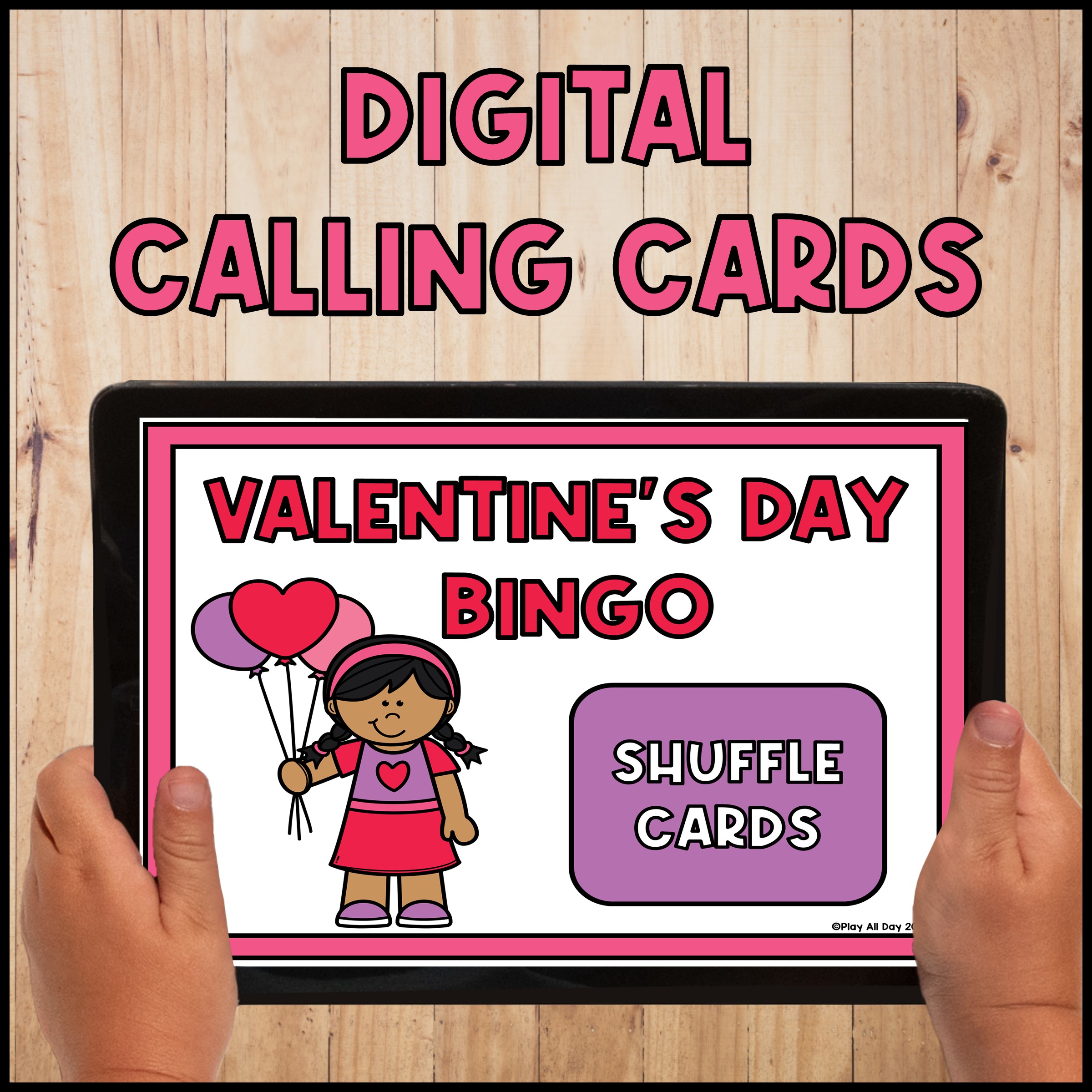 Valentine’s Day Bingo Games with Digital Calling Cards | Made By Teachers