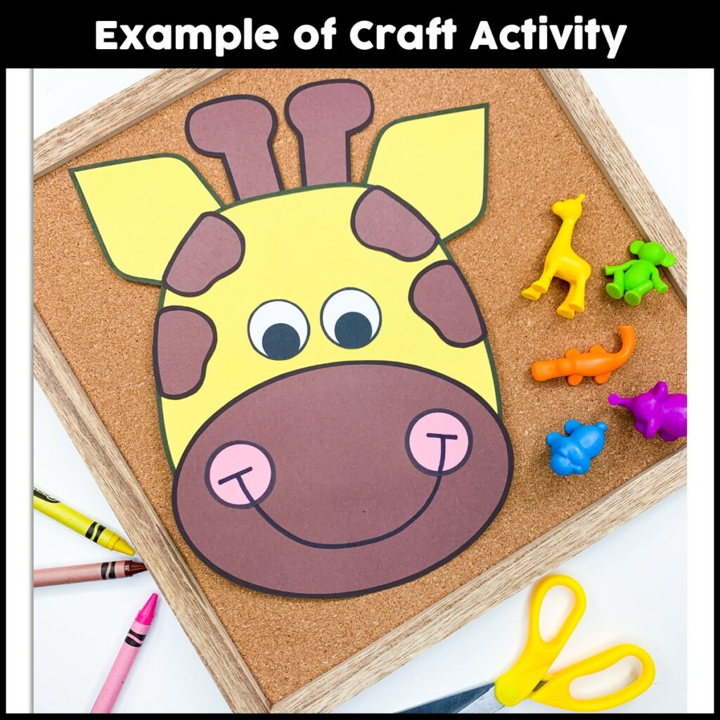 Giraffe Craft | Zoo Animal Craft | Zoo Animal Activities | Jungle ...