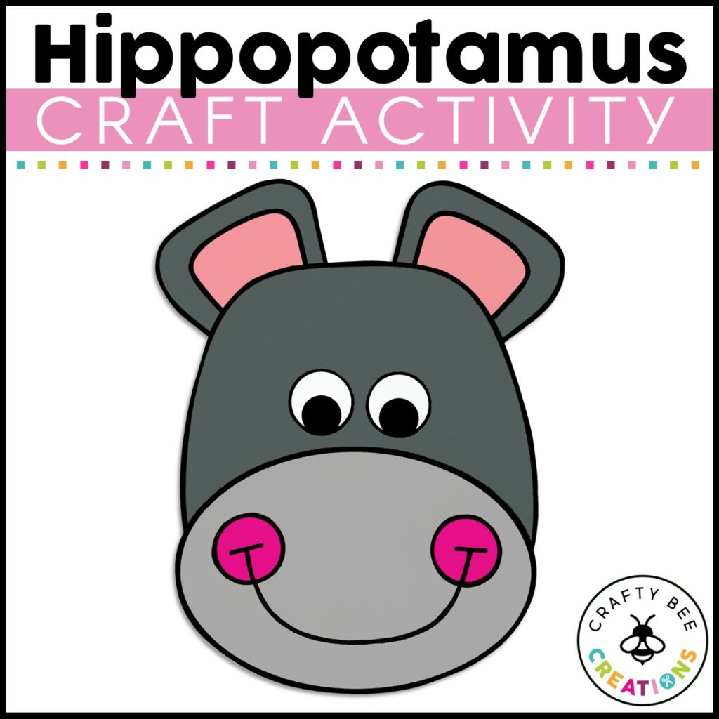 Hippo Craft | Zoo Animal Craft | Zoo Animal Activities | Jungle Animal ...