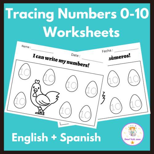 Writing Numbers 1-20 Worksheets | Spanish Number Worksheets | Made By ...