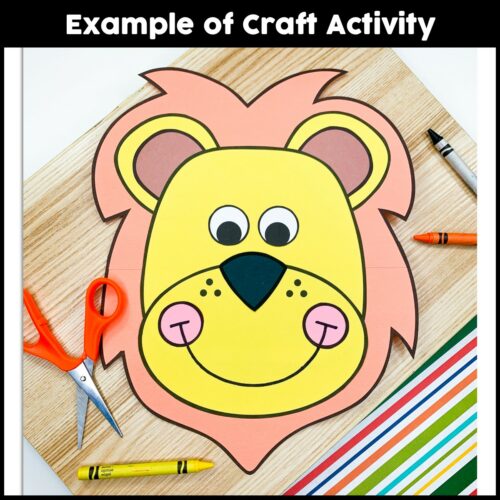Lion Craft | Zoo Animal Craft | Zoo Animal Activities | Jungle Animal ...