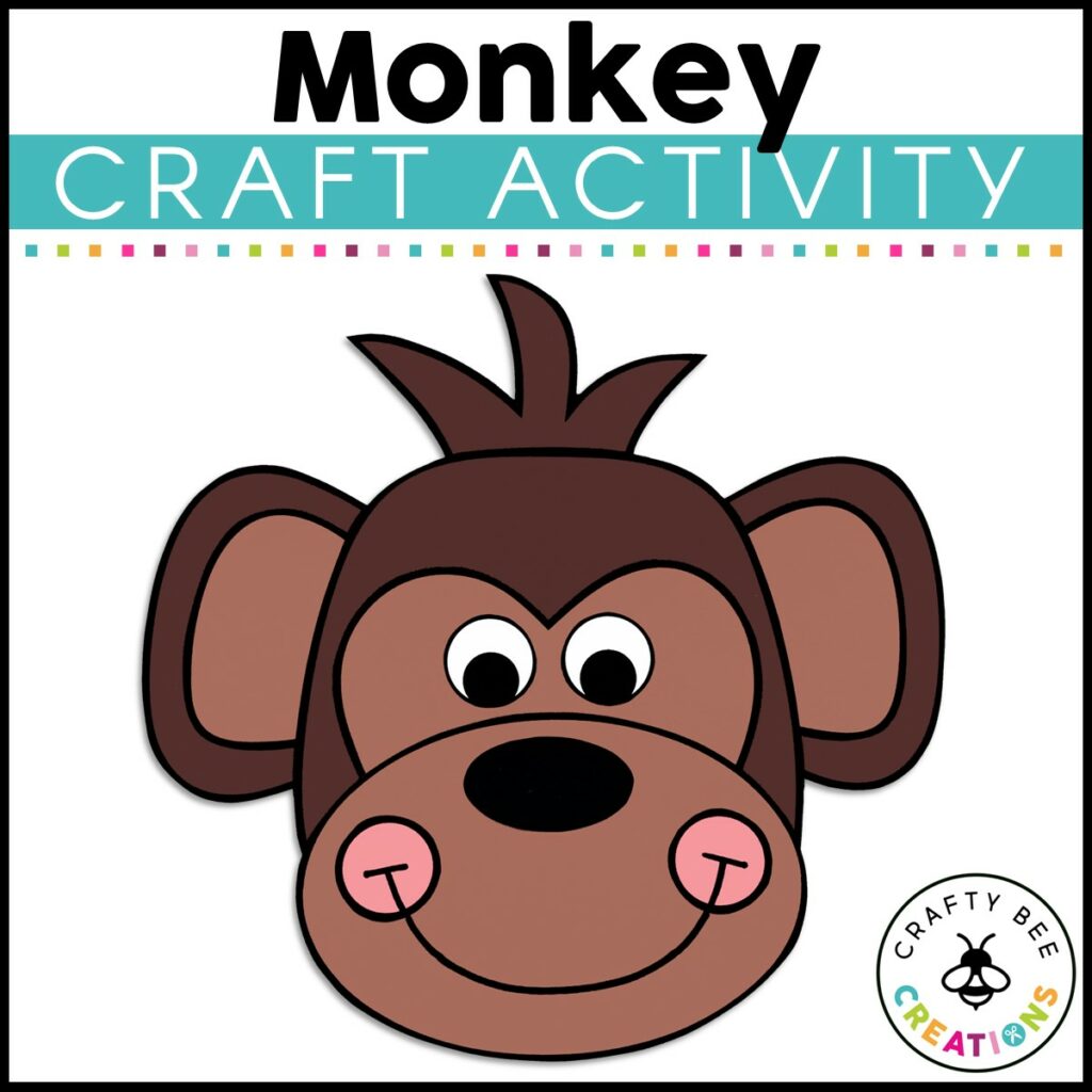 Monkey Craft | Zoo Animal Craft | Zoo Animal Activities | Jungle Animal ...