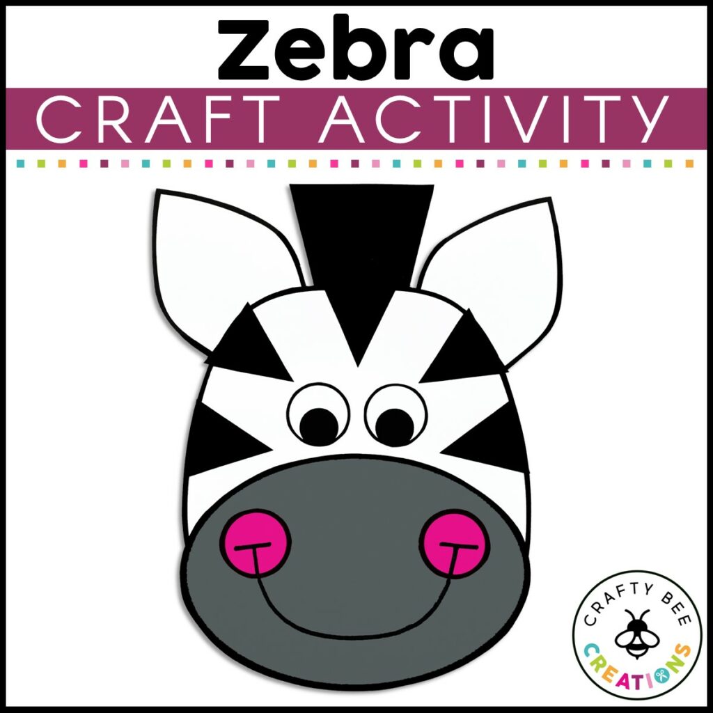 Zebra Craft | Zoo Animal Craft | Zoo Animal Activities | Jungle Animal ...