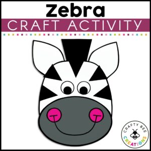 Zebra Craft | Zoo Animal Craft | Zoo Animal Activities | Jungle Animal ...