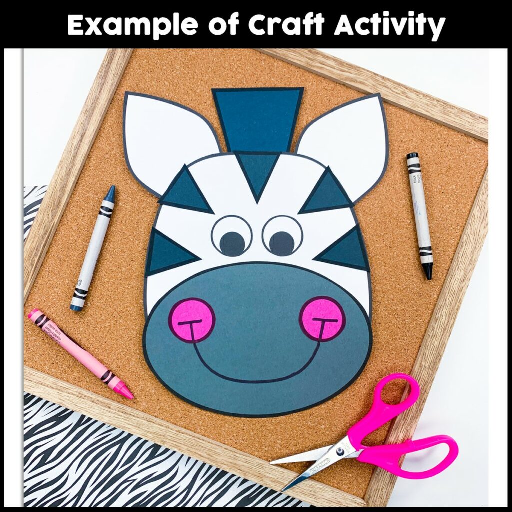 Zebra Craft | Zoo Animal Craft | Zoo Animal Activities | Jungle Animal ...