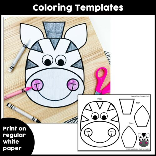 Zebra Craft | Zoo Animal Craft | Zoo Animal Activities | Jungle Animal ...