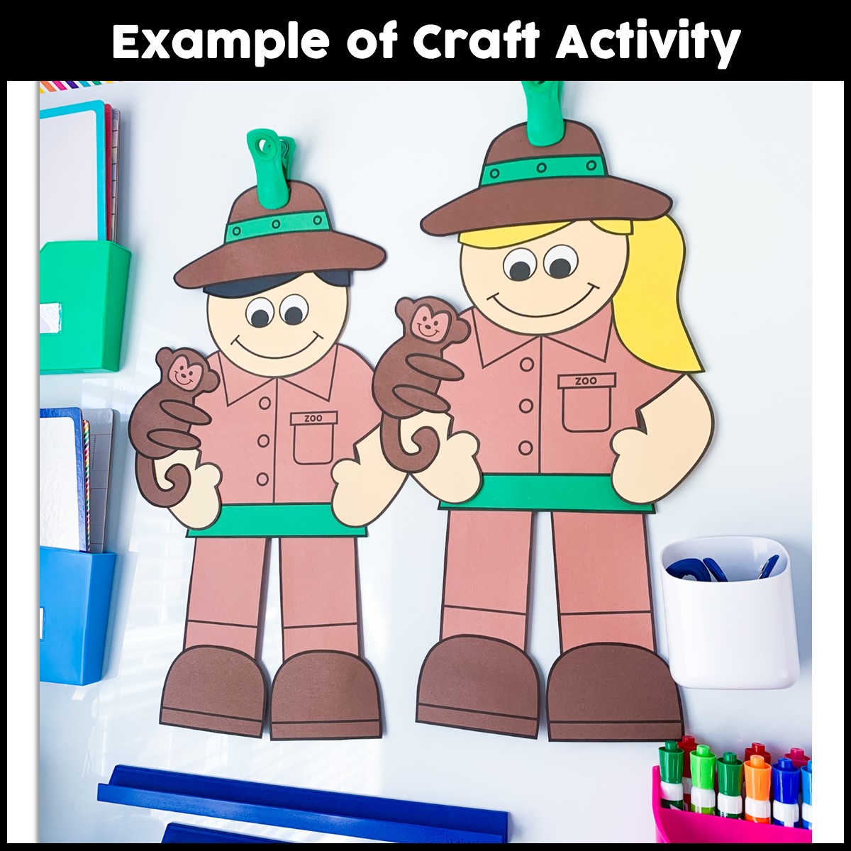 Zoo Keeper Craft | Zoo Animal Craft | Zoo Animal Activities | Jungle Craft | Made By Teachers