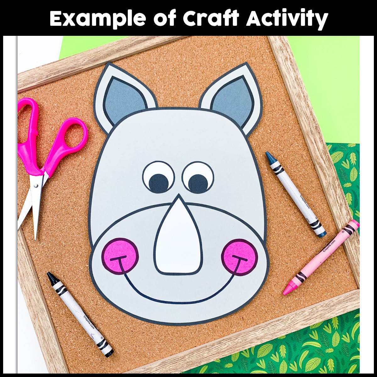 Rhino Craft | Zoo Animal Craft | Zoo Animal Activities | Jungle Animal ...
