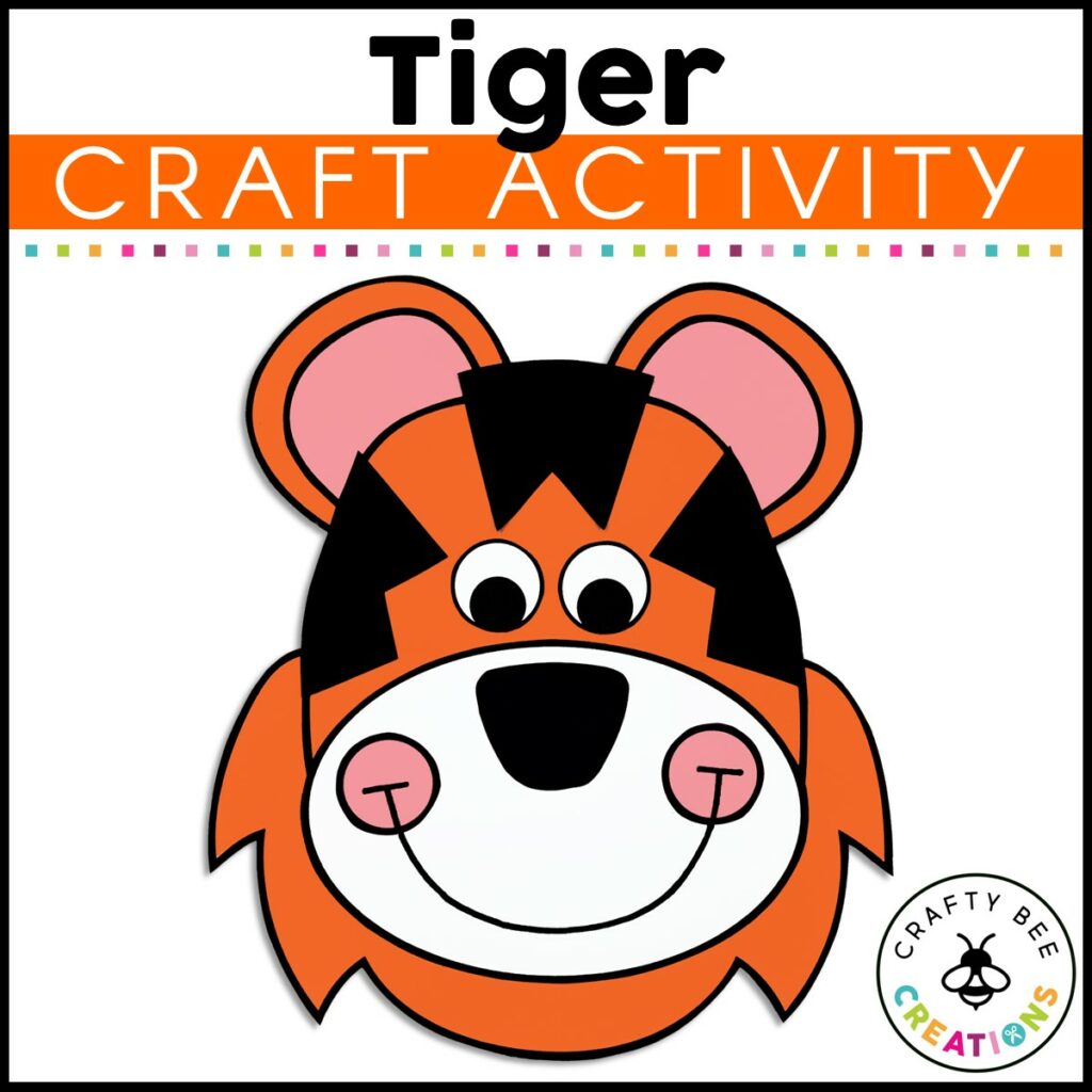Tiger Craft | Zoo Animal Craft | Zoo Animal Activities | Jungle Animal ...