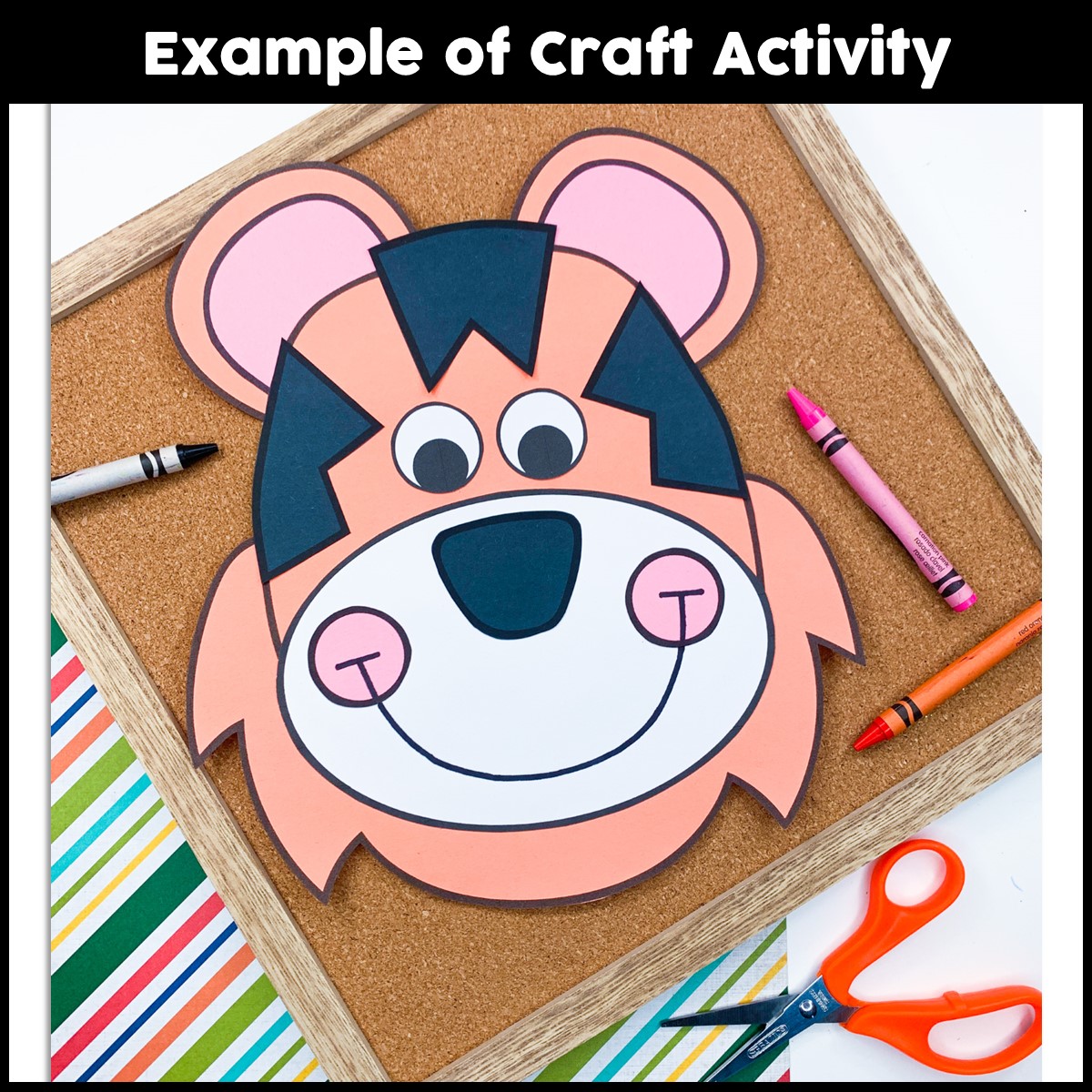 Tiger Craft | Zoo Animal Craft | Zoo Animal Activities | Jungle Animal ...