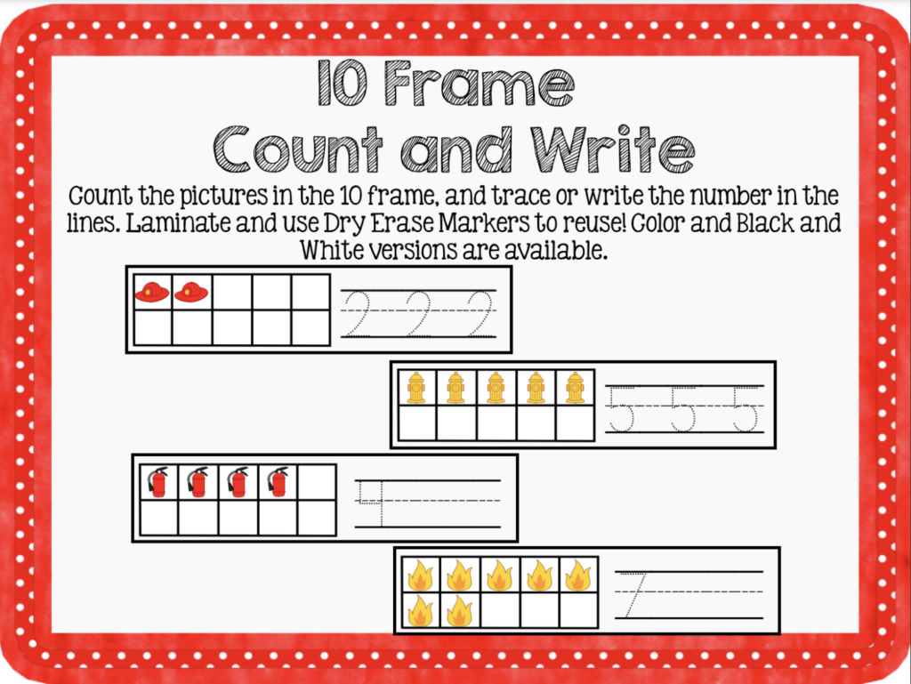 Fire Safety Math Centers | Made By Teachers