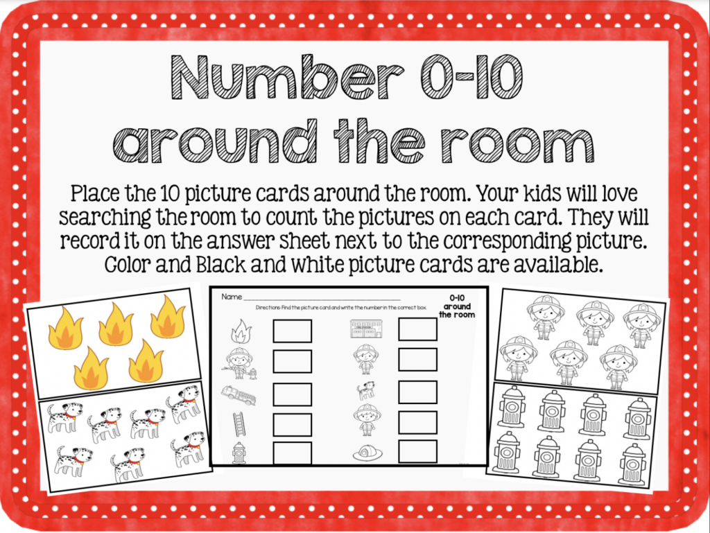 Fire Safety Math Centers | Made By Teachers