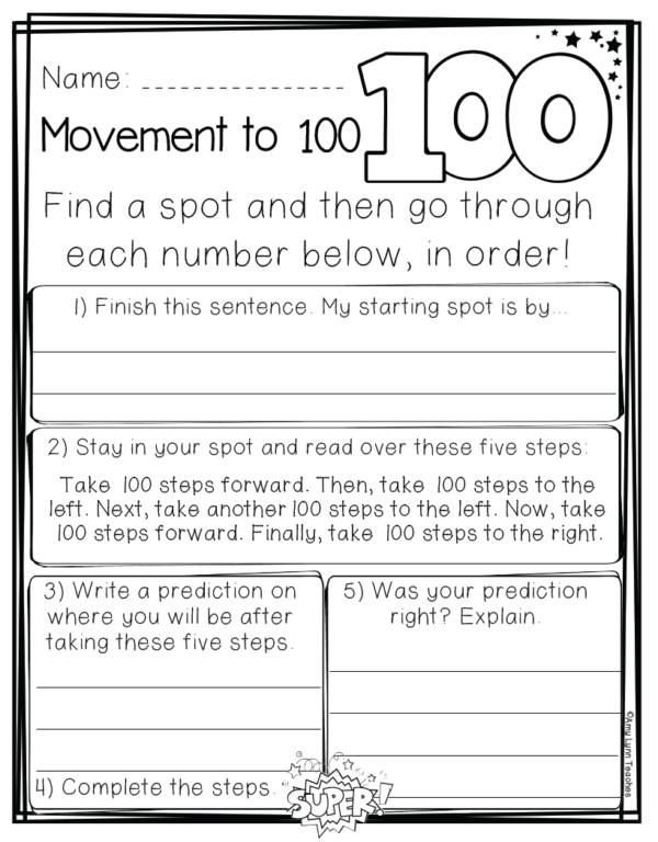 100th Day of School Superhero Themed {Fourth Grade} | Made By Teachers