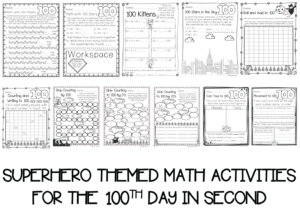 100th Day of School Superhero Themed {Second Grade} | Made By Teachers