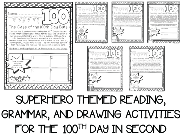 100th Day of School Superhero Themed {Second Grade} | Made By Teachers