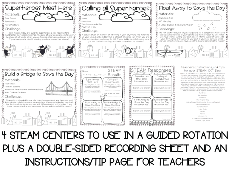 100th Day of School Superhero Themed {Second Grade} | Made By Teachers