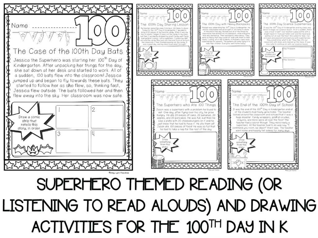 100th Day of School Superhero Themed {Kindergarten} | Made By Teachers