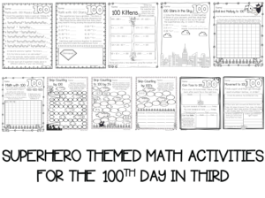Superhero Themed 100th Day Whole-School License Bundle | Made By Teachers