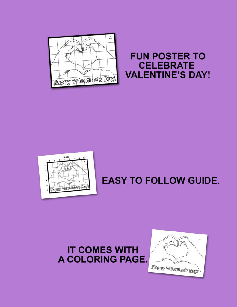 Valentine's Day Heart Sign Collaboration Poster | Made By Teachers