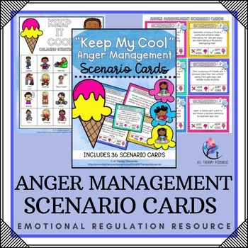 Anger Management Scenario Cards and Lesson | Made By Teachers