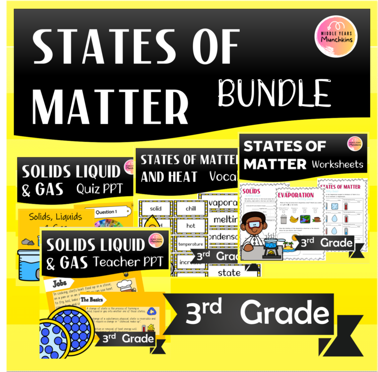 States of Matter Resource Bundle | Made By Teachers