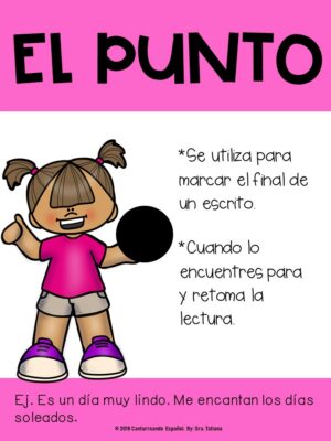 Punctuation Marks Posters in Spanish | Los Signos de Puntuación ...