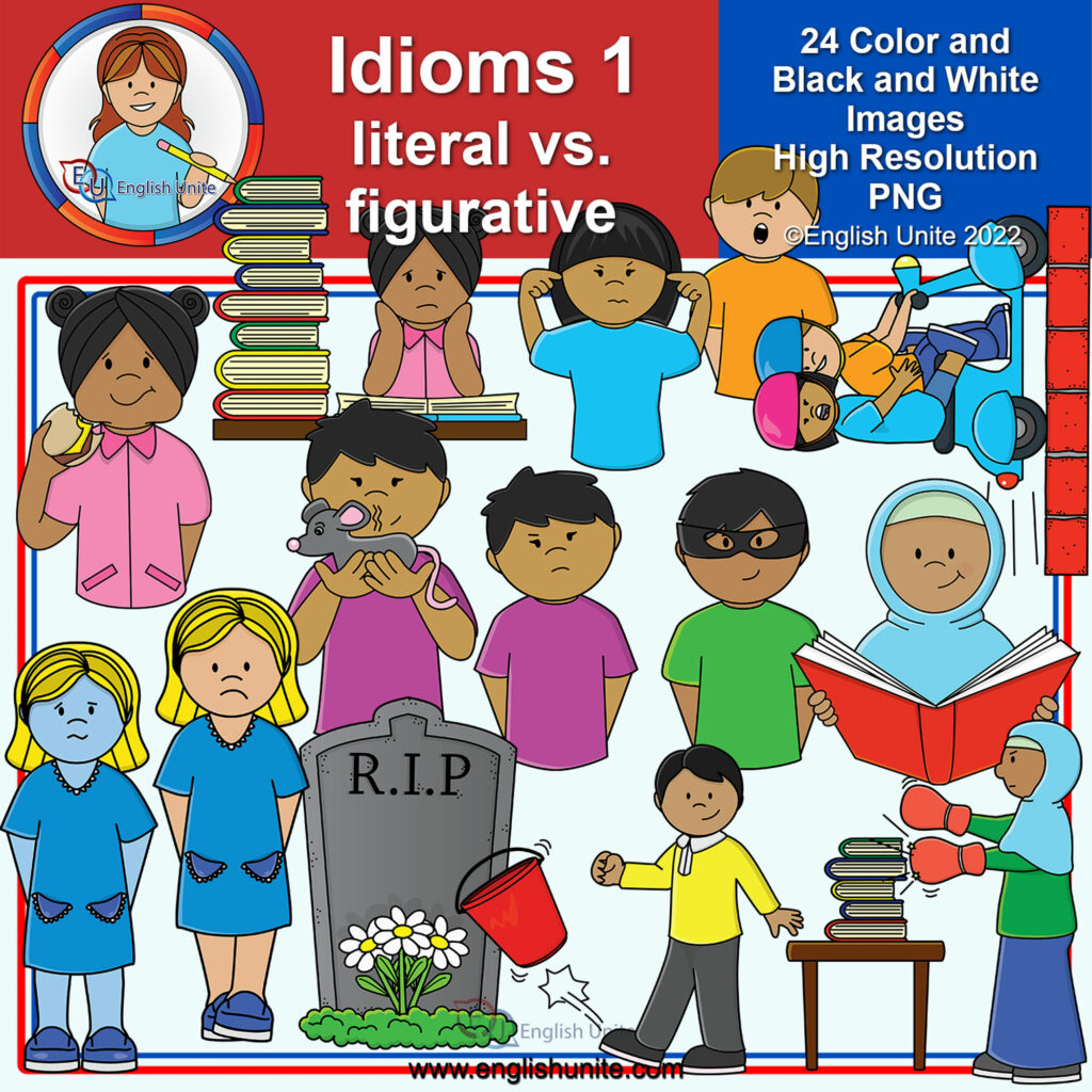 Clip Art - Idioms Literal vs. Figurative Bundle | Made By Teachers