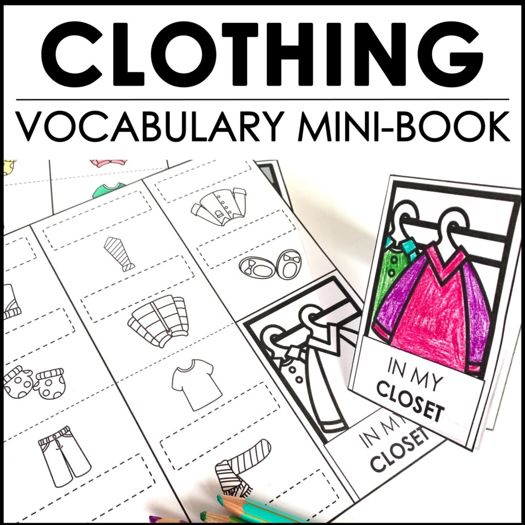 ESL Basic Vocabulary Mini-Books | Seasons, Food, House, Verbs, School ...