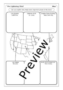 Percy Jackson Series: A Bundle of Worksheets | Made By Teachers