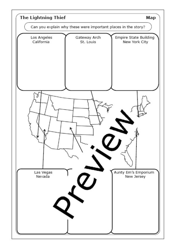 Percy Jackson Series: A Bundle of Worksheets | Made By Teachers