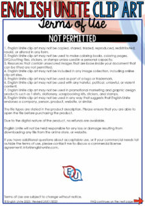 Clip Art - Terms of Use | Made By Teachers