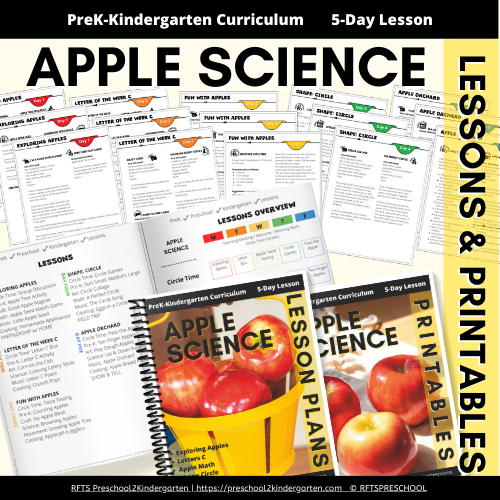 APPLE SCIENCE CURRICULUM | LESSONS AND PRINTABLES | MATH LITERACY CRAFT ...