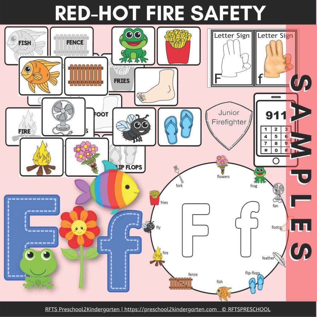RED HOT FIRE SAFETY CURRICULUM | LESSONS AND PRINTABLES | MATH LITERACY ...