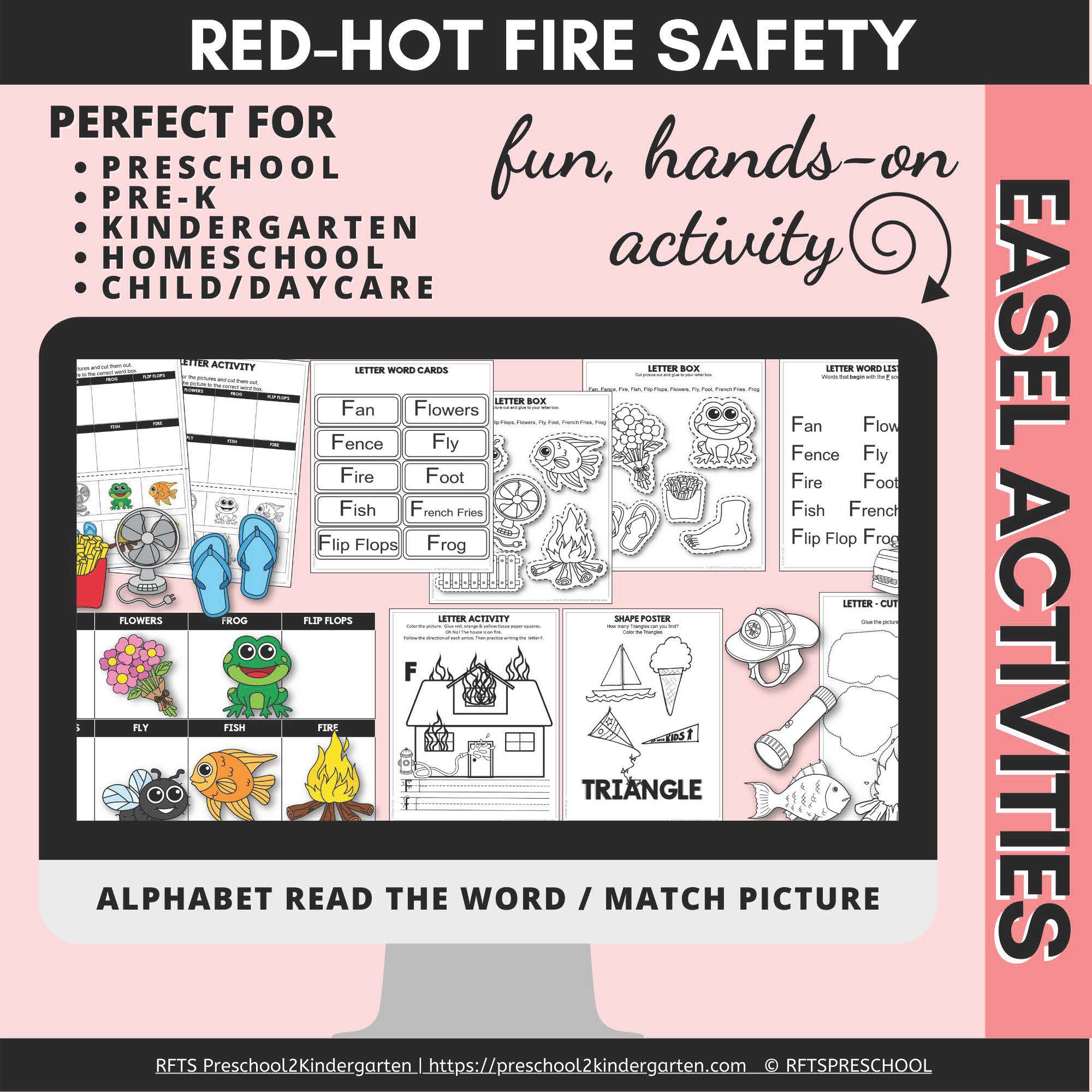 RED HOT FIRE SAFETY CURRICULUM | LESSONS AND PRINTABLES | MATH LITERACY ...