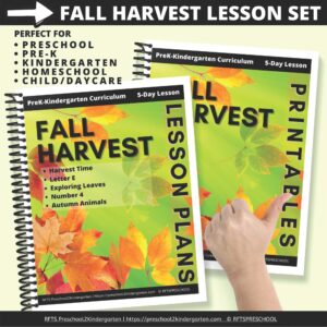 FALL HARVEST CURRICULUM | LESSONS AND PRINTABLES | MATH LITERACY CRAFT ...