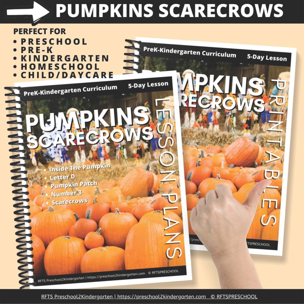 PUMPKIN SCARECROW CURRICULUM | LESSONS AND PRINTABLES | MATH LITERACY ...