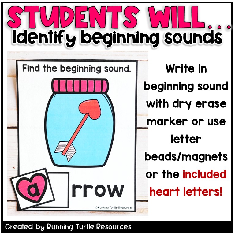 Kindergarten Literacy Centers l Valentine's Day Task Cards | Made By ...