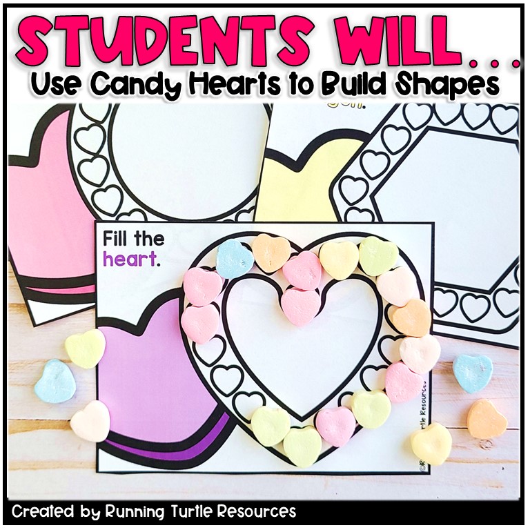 Sorting Shapes Task Cards l Valentines Day Math Centers | Made By Teachers