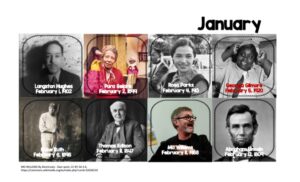 CLASSROOM DECOR History Themed Classroom Calendar - February ...