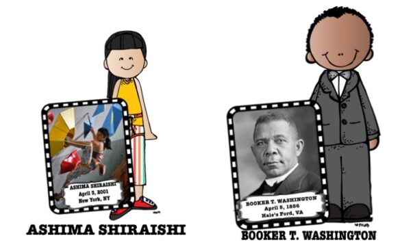 CLASSROOM DECOR History Themed Classroom Calendar - April Biographies ...