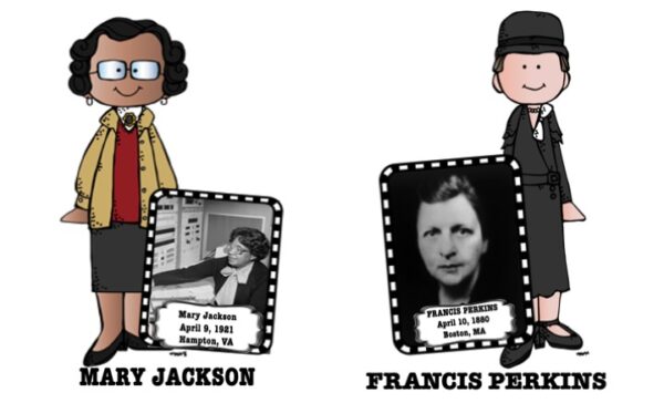 CLASSROOM DECOR History Themed Classroom Calendar - April Biographies ...