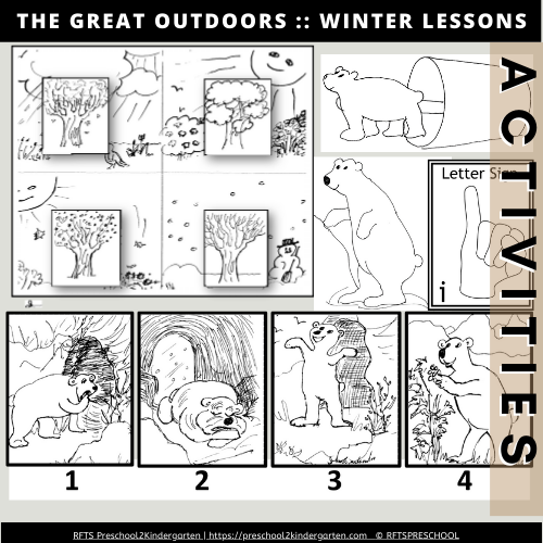 THE GREAT OUTDOORS IN WINTER CURRICULUM | LESSONS AND PRINTABLES | MATH ...