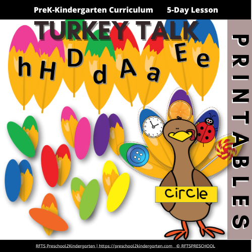 TURKEY TALK CURRICULUM | LESSONS AND PRINTABLES | MATH LITERACY CRAFT ...